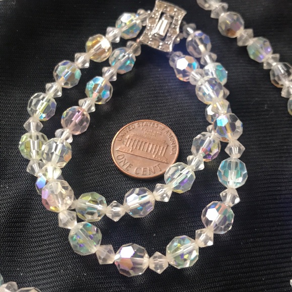 Jewelry | Crystal Ab Beaded Necklace Bracelet | Poshmark